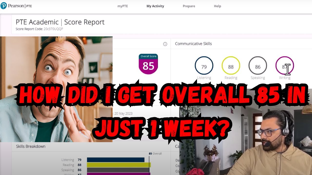 One Week to Overall 85 in PTE | PTE is easy if you know these Tricks ...