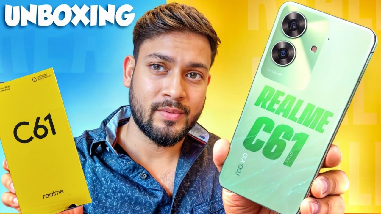 Realme C61 Unboxing and First Look | 32MP , Smart Touch || ₹7,499 ...