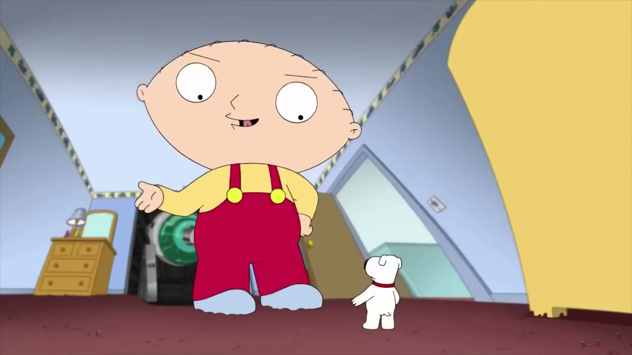 Family Guy - Stewie shrinks brian - YouTube