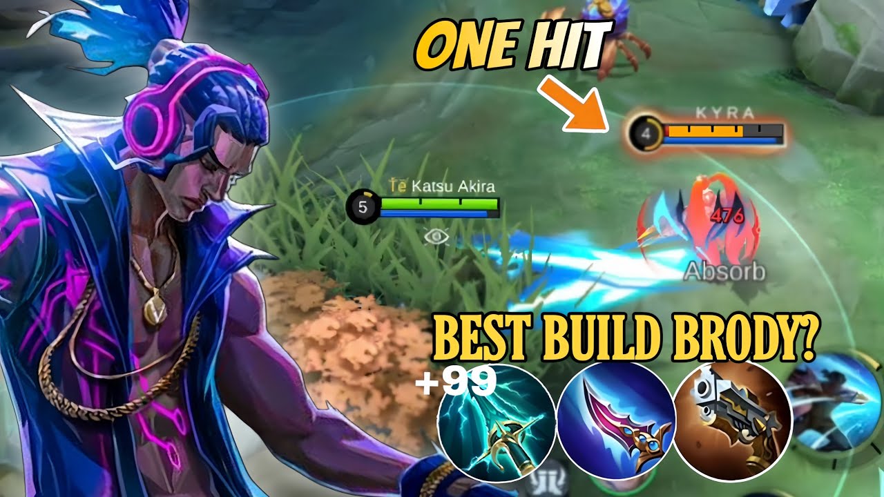 TOP GLOBAL BRODY BEST 1 HIT BUILD 2024! THIS BRUTAL INSANE DAMAGE BUILD ...