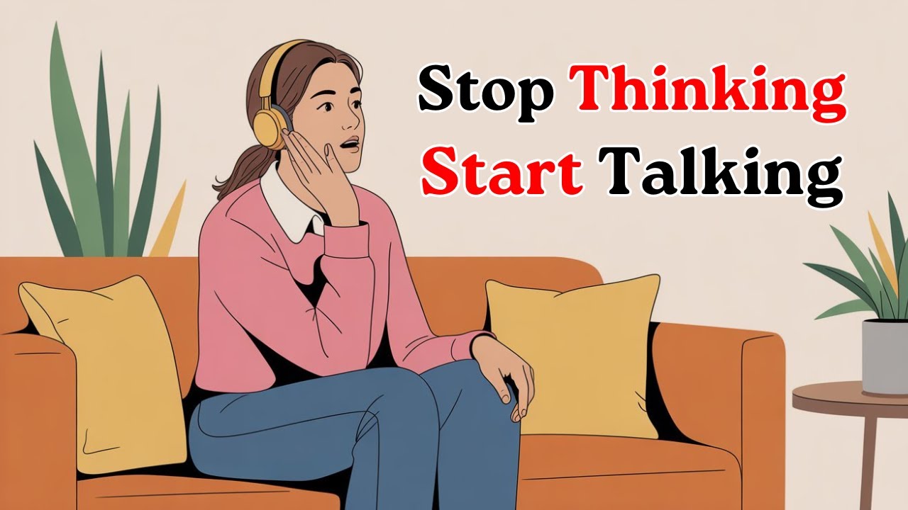 Stop Thinking Start Talking | English Conversation for Beginners | Slow ...