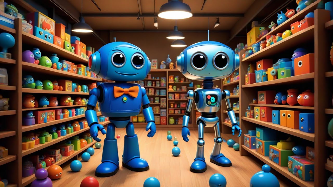 Four Toy Robots Beep and Boop | Fun Counting Song for Kids | Nursery ...