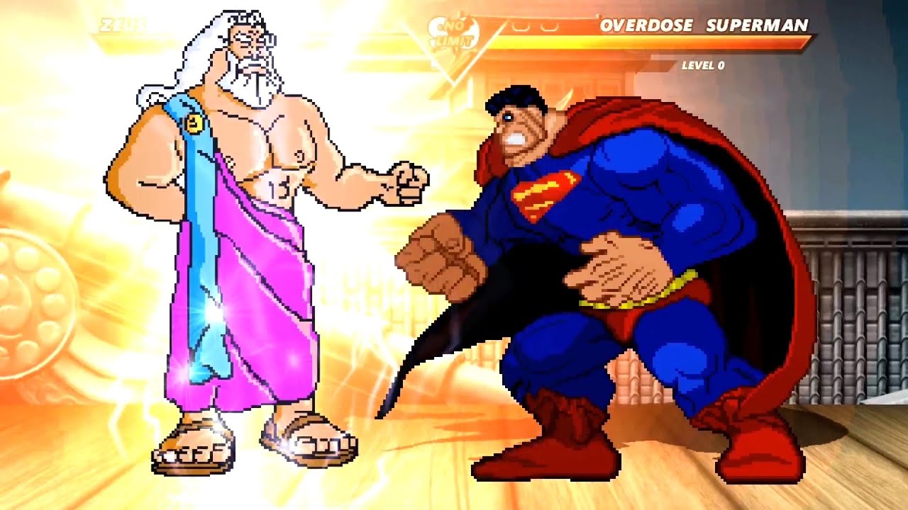 ZEUS vs OVERDOSE SUPERMAN - Highest Level Insane Fight! - YouTube