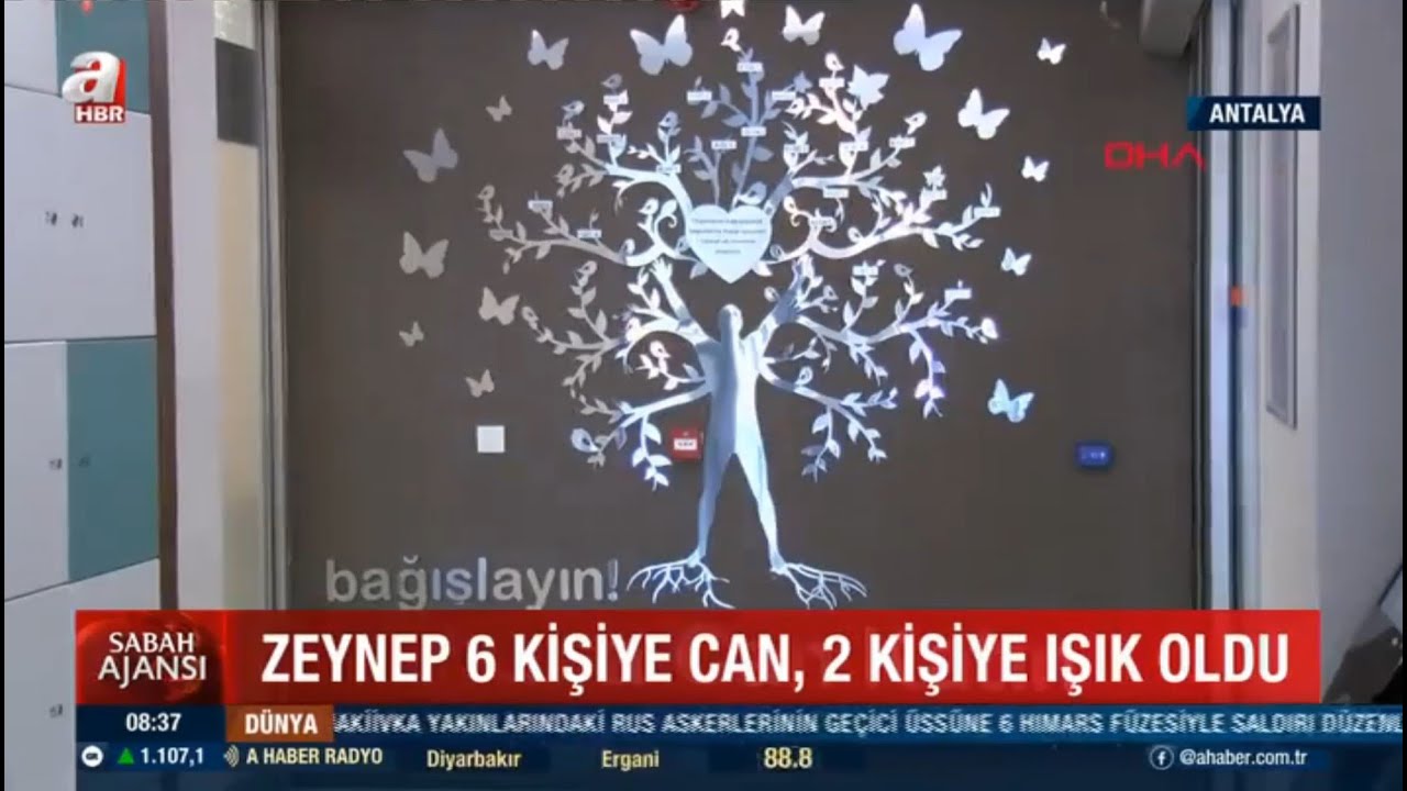 Zeynep 6 kişiye can, 2 kişiye ışık oldu - YouTube