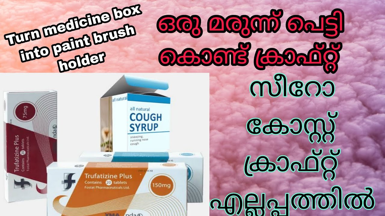 DIY Medicine box/Empty medicine box craft ideas/എല്ലാളപ്പത്തിൽ ആകം ഒരു ...