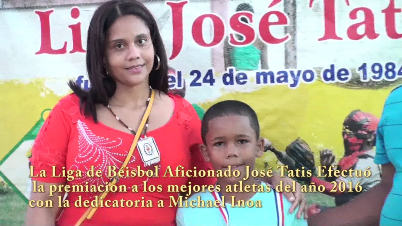 Liga de Béisbol José Tatis premiación a mejores atletas del año 2016 ...
