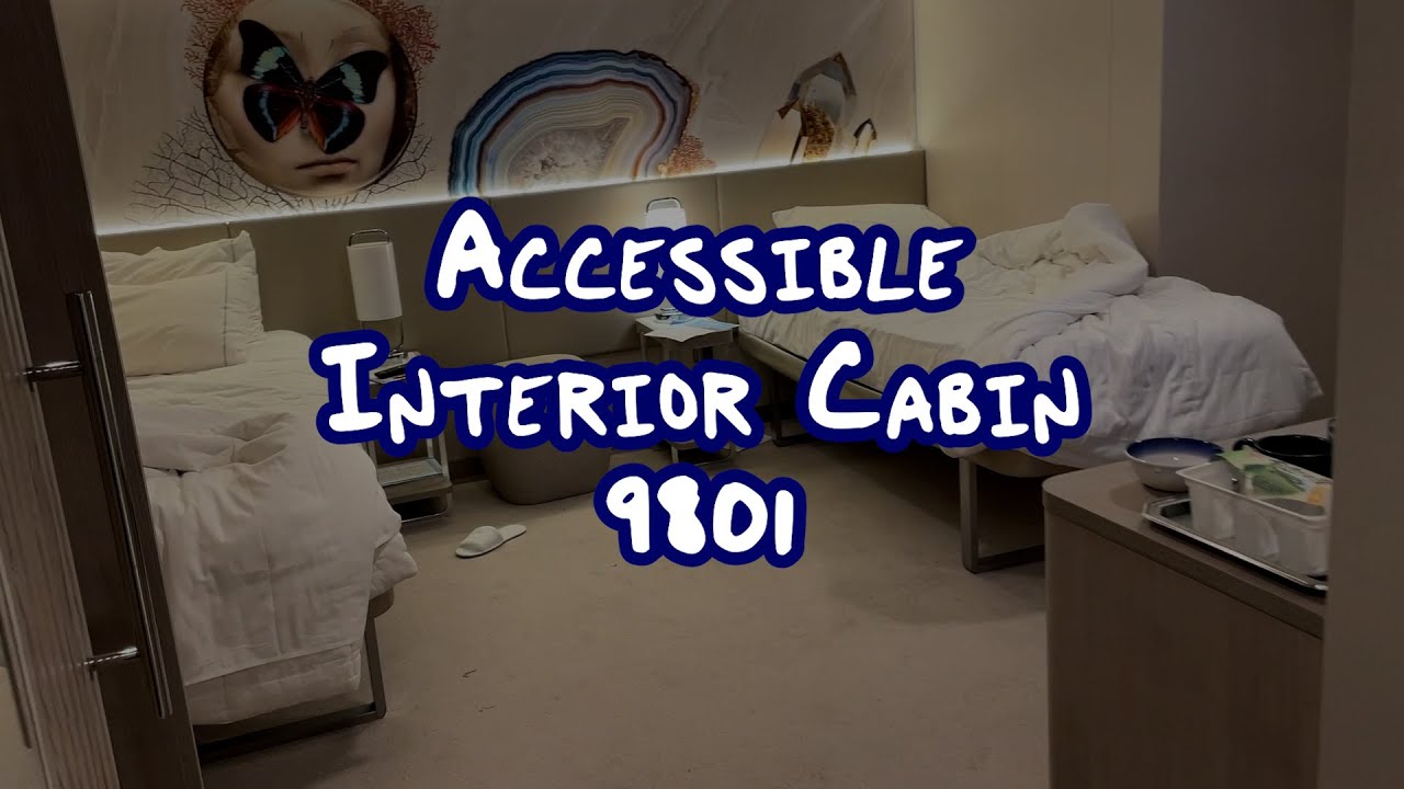 Cabin Tour: NCL Prima ACCESSIBLE Interior Cabin 9801 - YouTube
