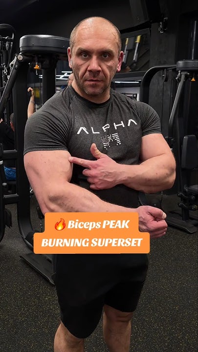 Biceps Peak Superset 🔥 Max Pump - YouTube