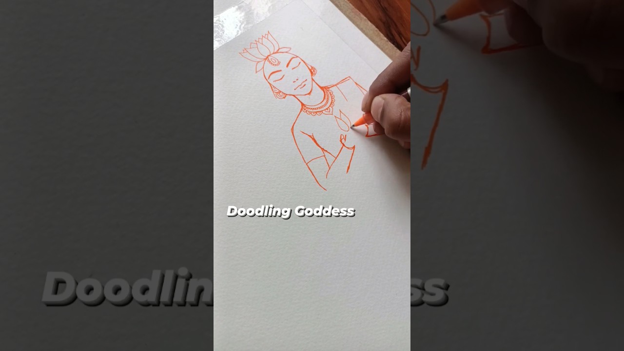 Doodling Goddess #doodle #doodleart #doodles - YouTube
