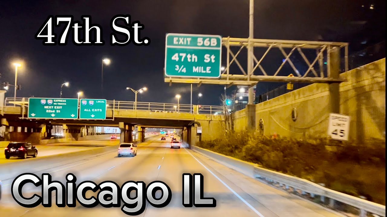 Driving Down West 47th St. in Chicago⚠️ - YouTube