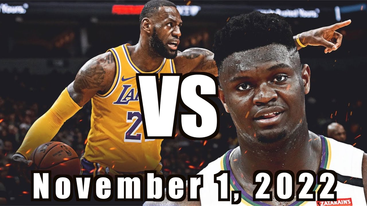 Zion Williamson VS LeBron James: Nov 1 2022 - YouTube