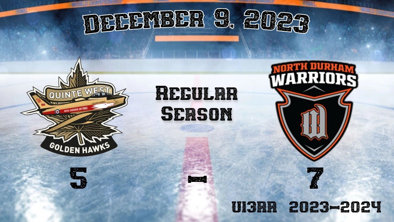 U13AA Quinte West Hawks vs North Durham Warriors - YouTube