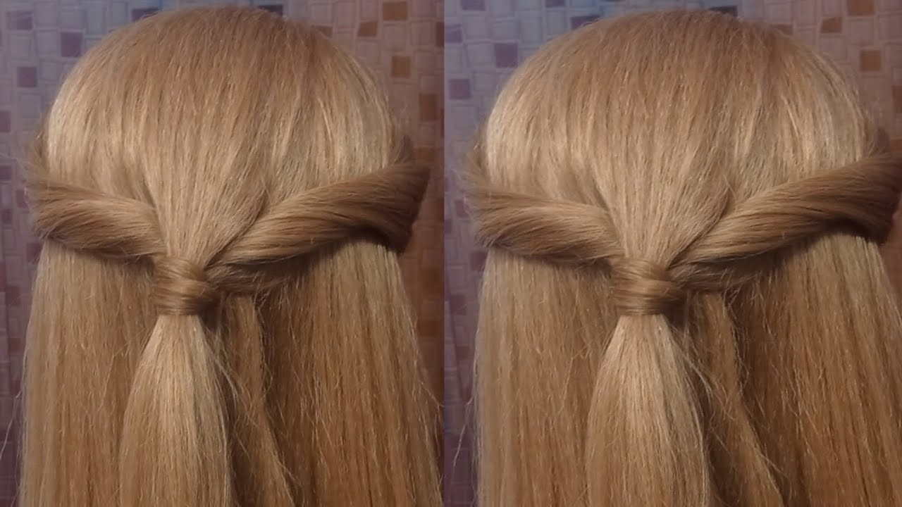 Cute hairstyle tutorial for girls #hairstyles - YouTube