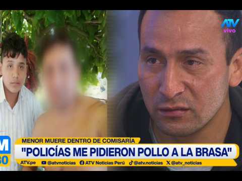 Menor muere dentro de comisaría: policías habrían pedido pollo a la brasa a sus padres