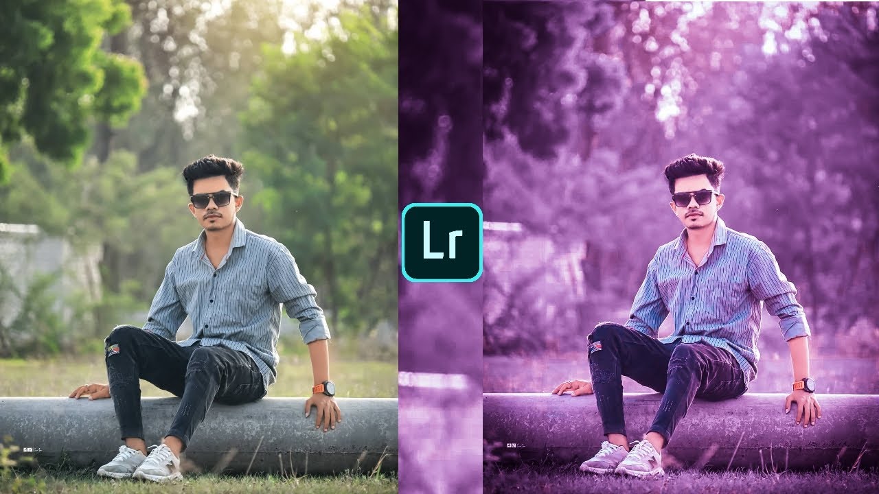 Lightroom v5.3 photo editing || purple color correction ||PRESET ...