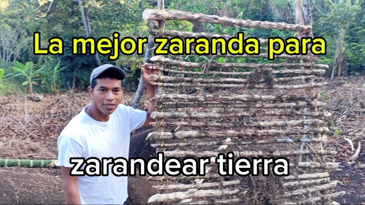 Cómo zarandear tierra, para hacer semillero de cualquier cultivo - YouTube