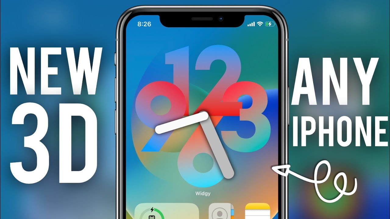 iPhone New 3D Home Screen 🔥 | iPhone Home Screen Customization | Get ...