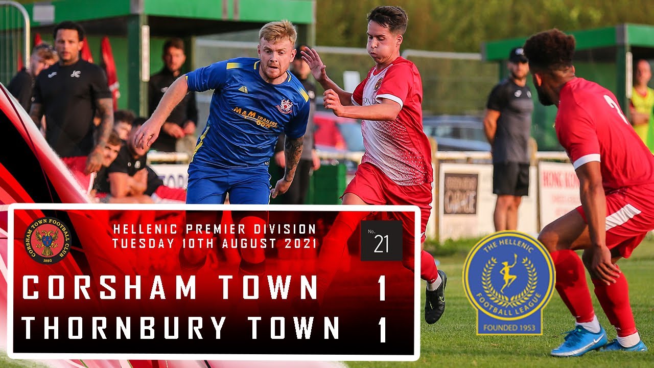 Corsham Town FC 1 V 1 Thornbury Town FC - Hellenic Premier Match ...