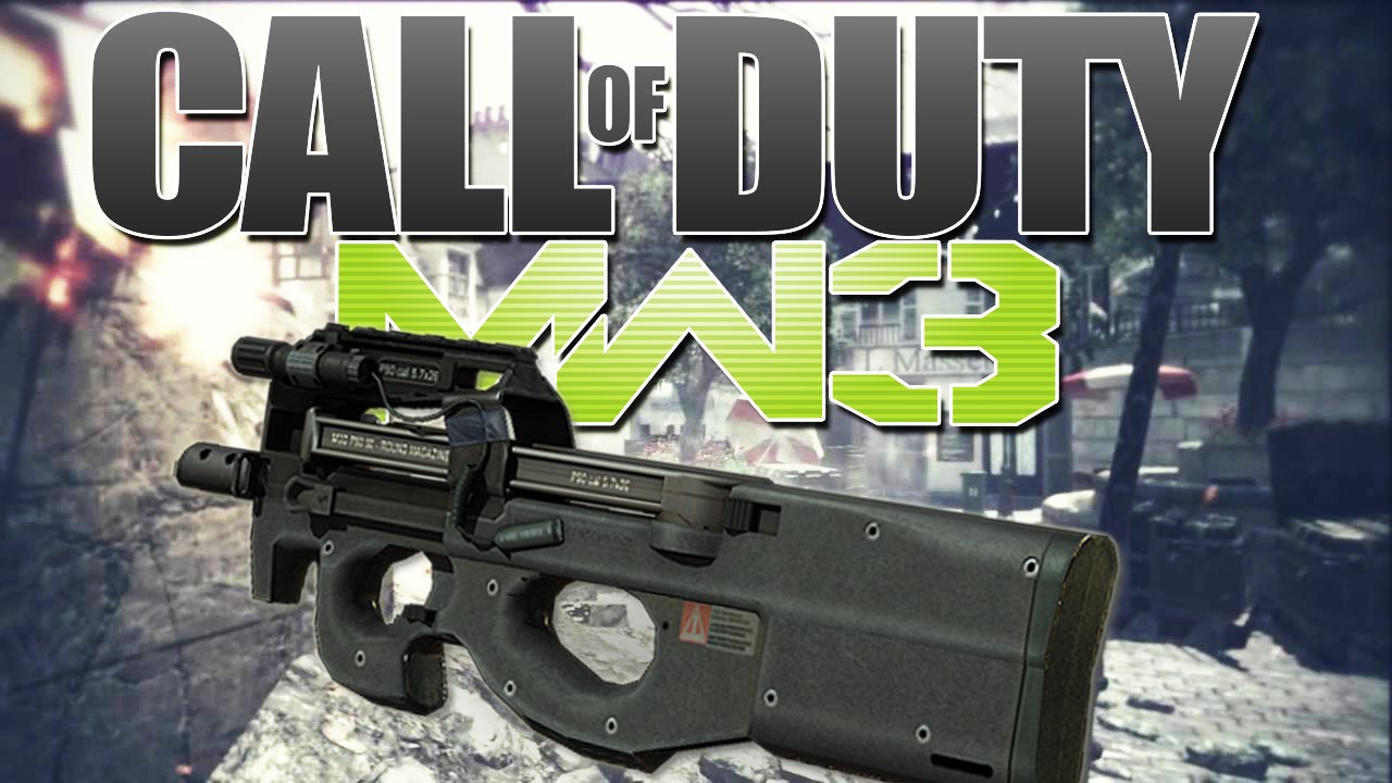 MODERN WARFARE 3 P90 WEAPON TOUR - YouTube