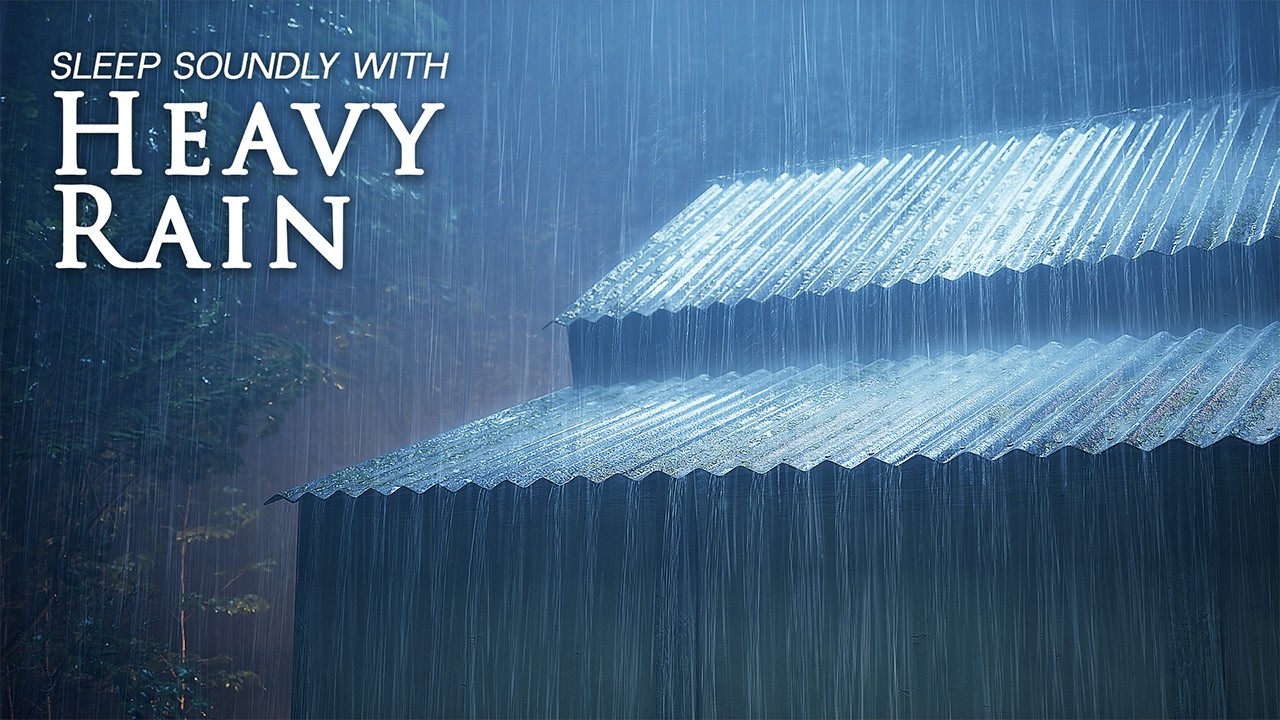 3 Hours Of Rain - Fall Asleep to the Sound of Torrential Rain on ...
