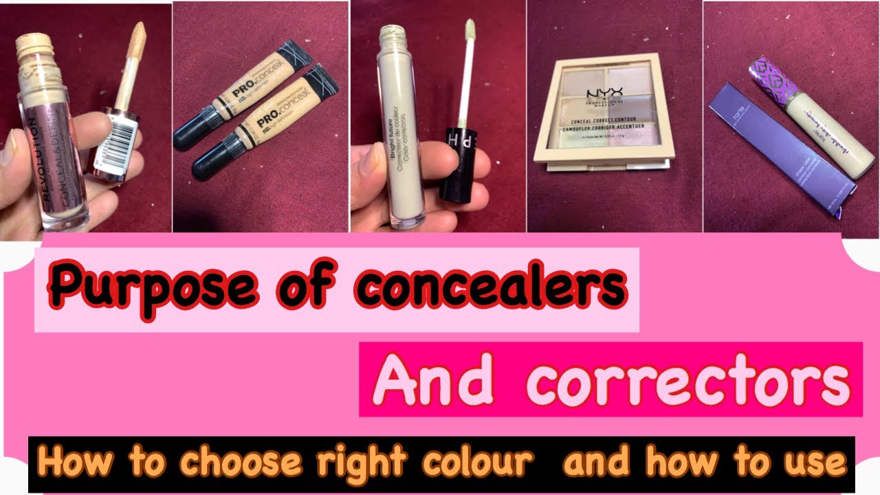 Concealers and correctors |purpose and uses | reviews and swatches ...