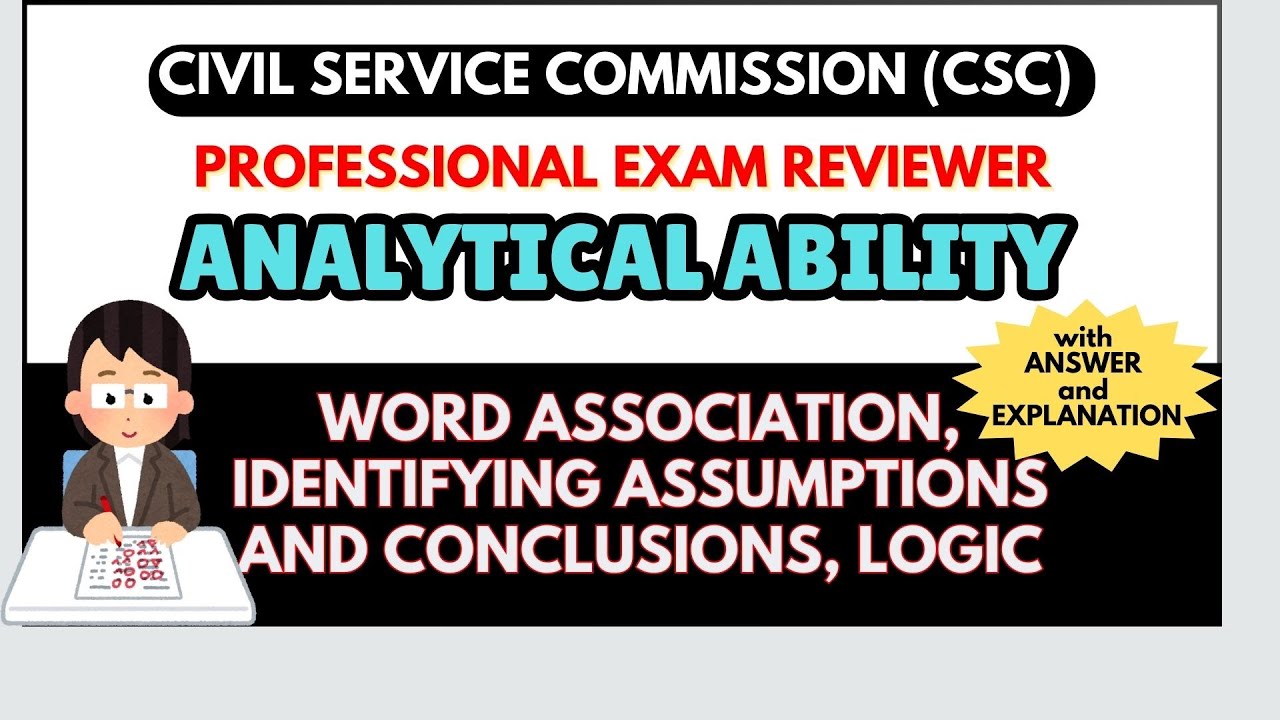 CSC Prof Reviewer ANALYTICAL ABILITY- Word Association, Identifying ...