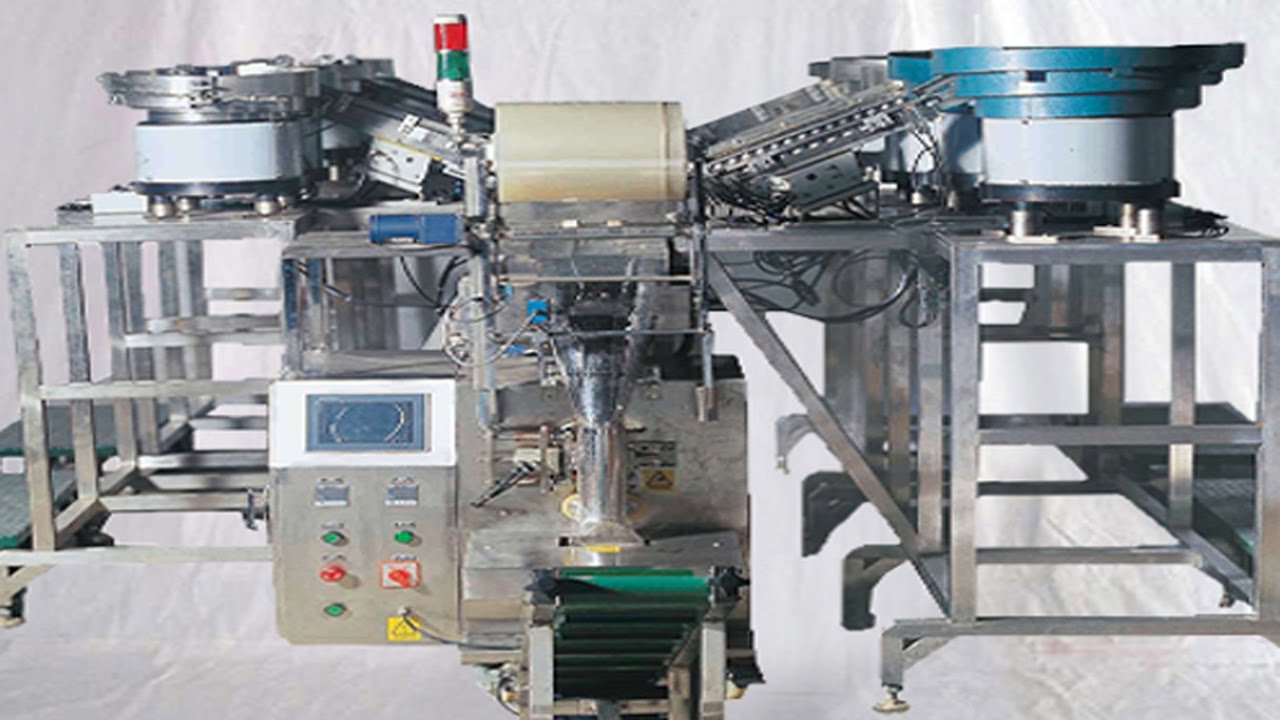 Hardware Small Item Packaging Machine fastener counting fill bagging ...
