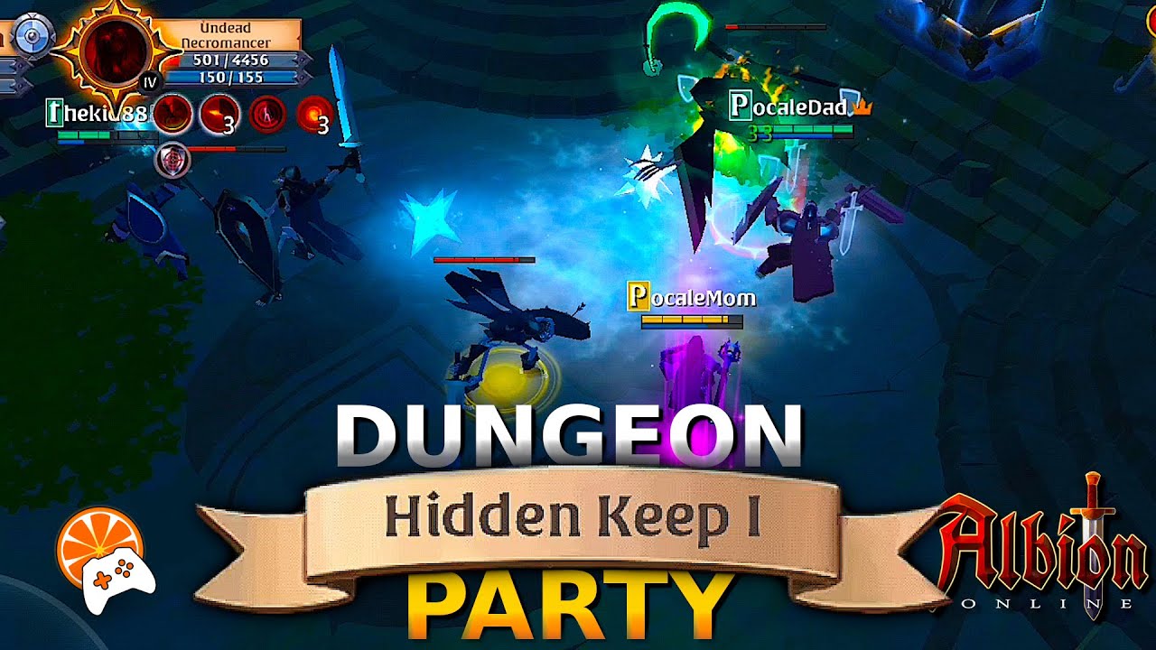 ALBION ONLINE 2022 Dungeon Party Hidden Keep 1 - YouTube
