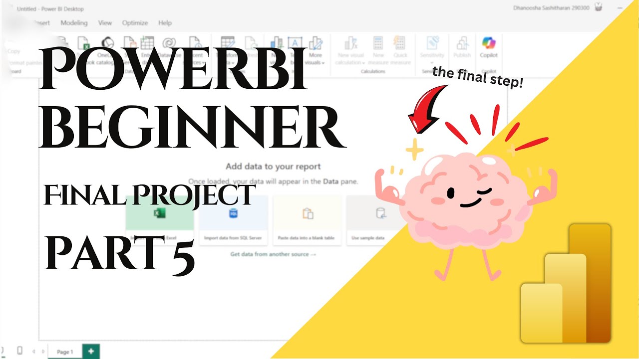 [Final] PowerBI Beginner Module Tutorial Final Project Part 5 - YouTube