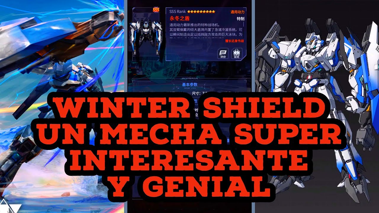 WINTER SHIELD NUEVO MECHS¿A SUPER DURO Y AGIL #ironsaga #animes # ...