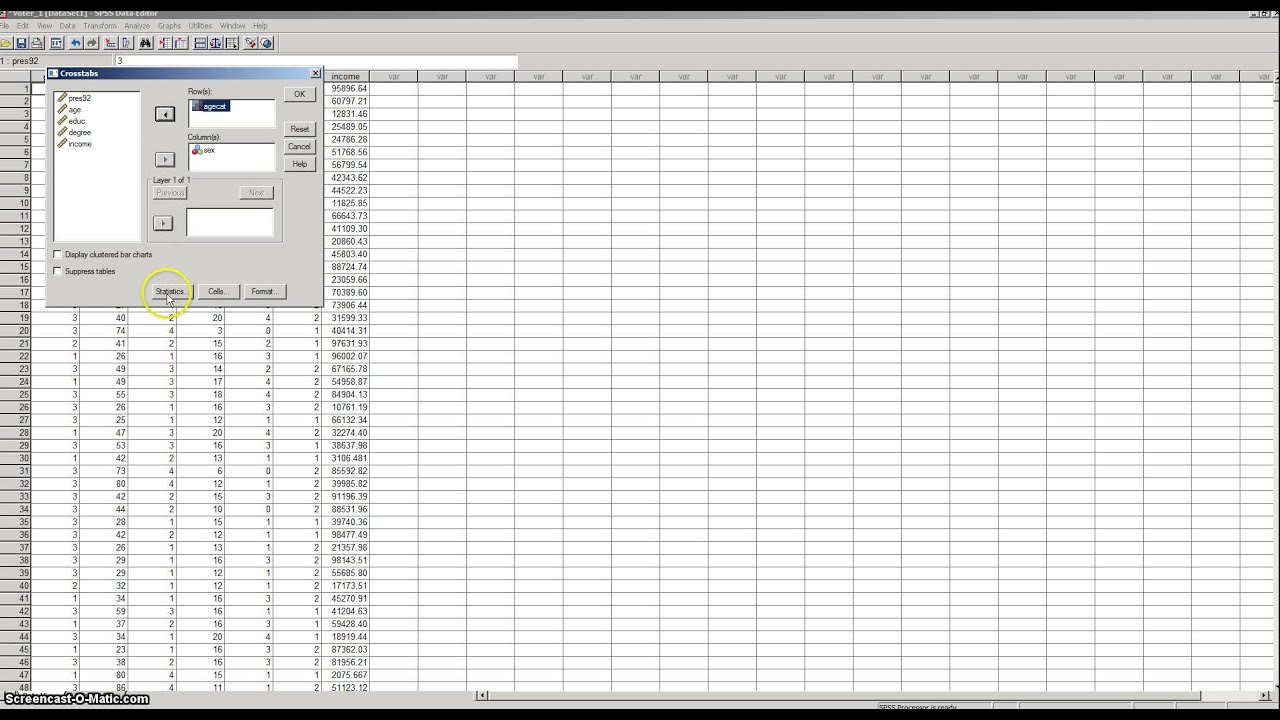Crosstabs 1 - YouTube