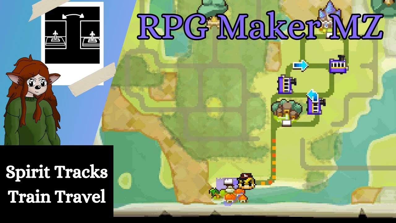 RPG Maker Game Re-creator: Spirit Tracks Train Travel - YouTube