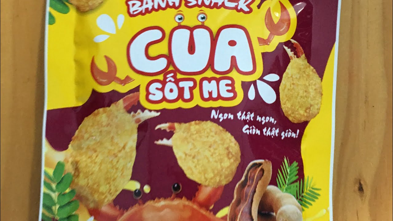 Snack cua sốt me - YouTube