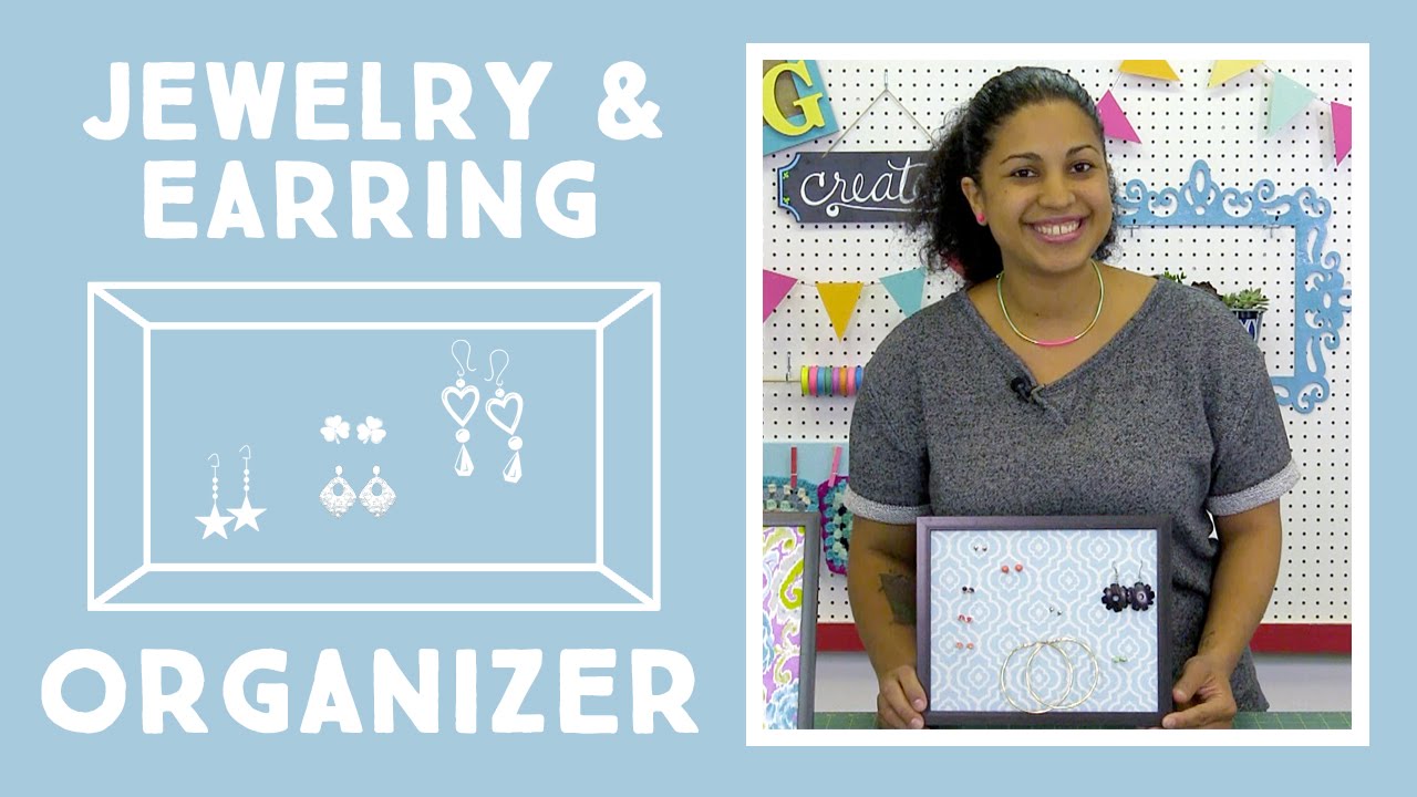 Jewelry Earring Organizer: Easy Craft Project with Vanessa of Crafty ...
