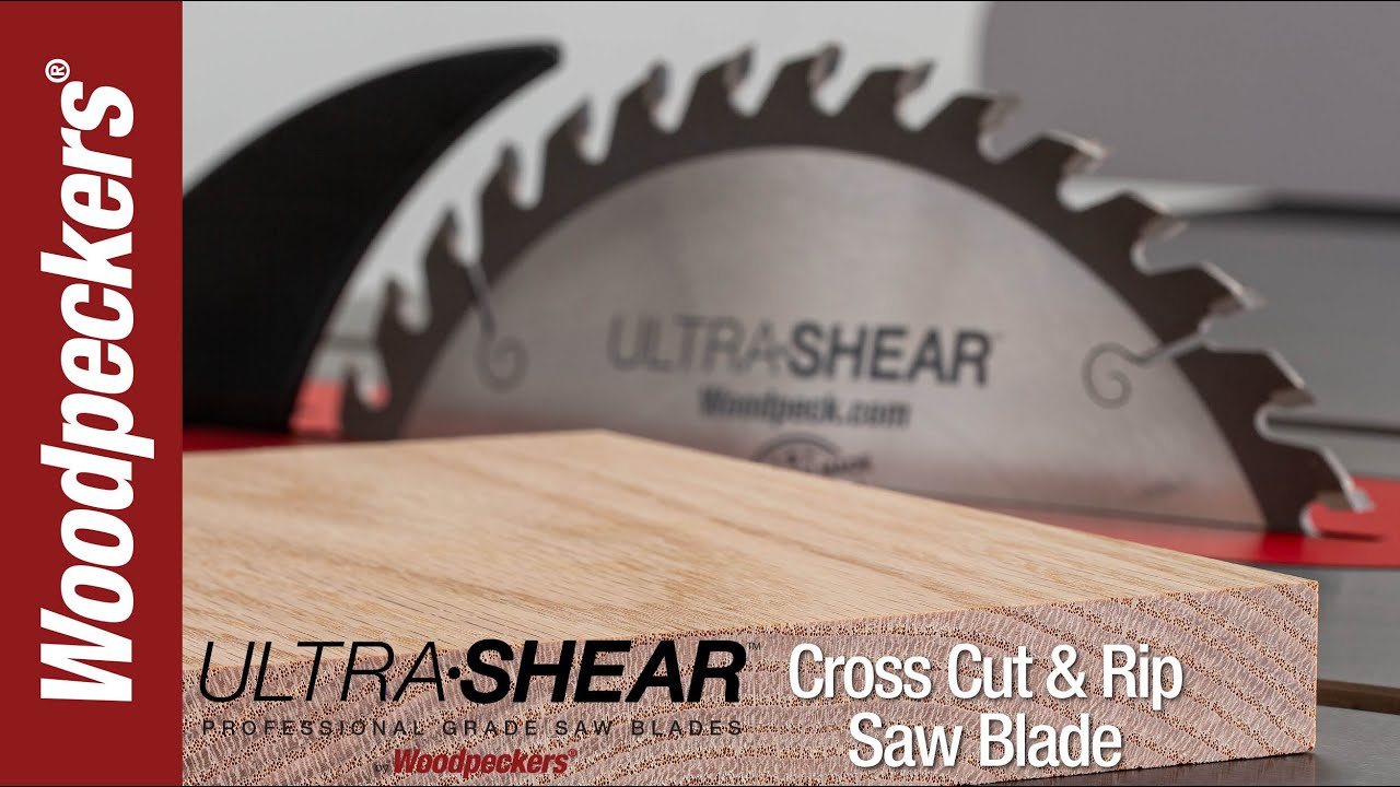 Ultra-Shear Professional Grade Cross-Cut & Rip Table Saw Blade - YouTube