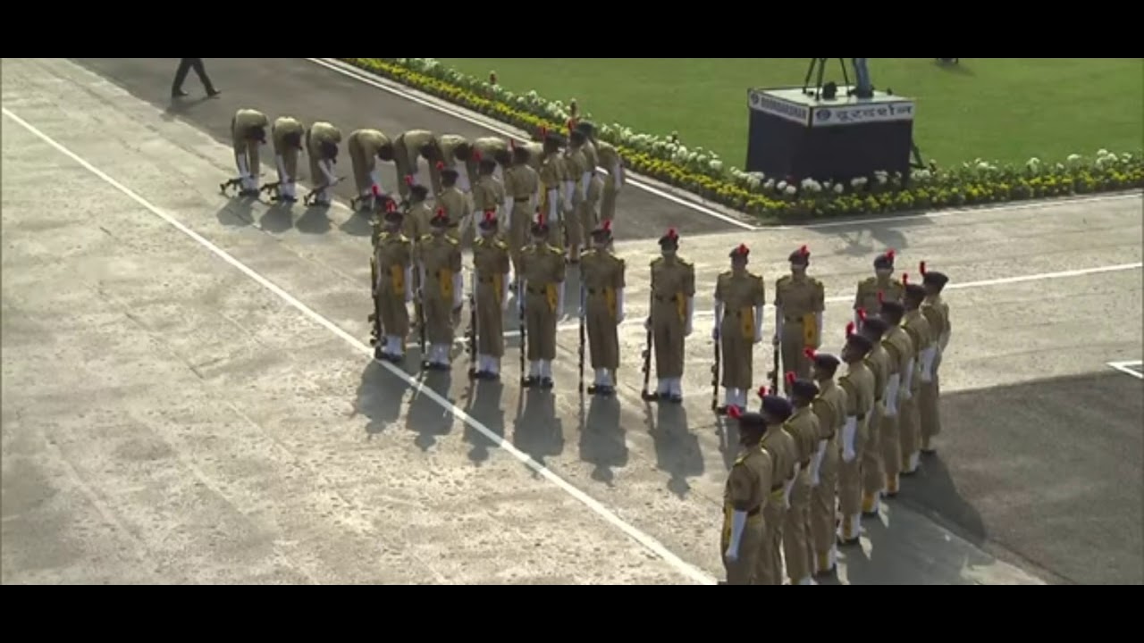 silent drill demonstration 52nd cisf raising day pared 2021...my ...