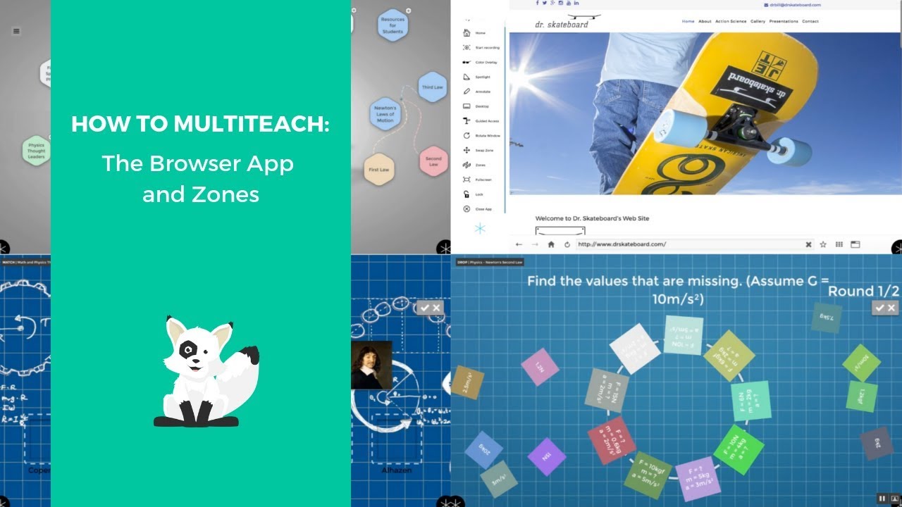 How to MultiTeach: The Browser App and Zones - YouTube