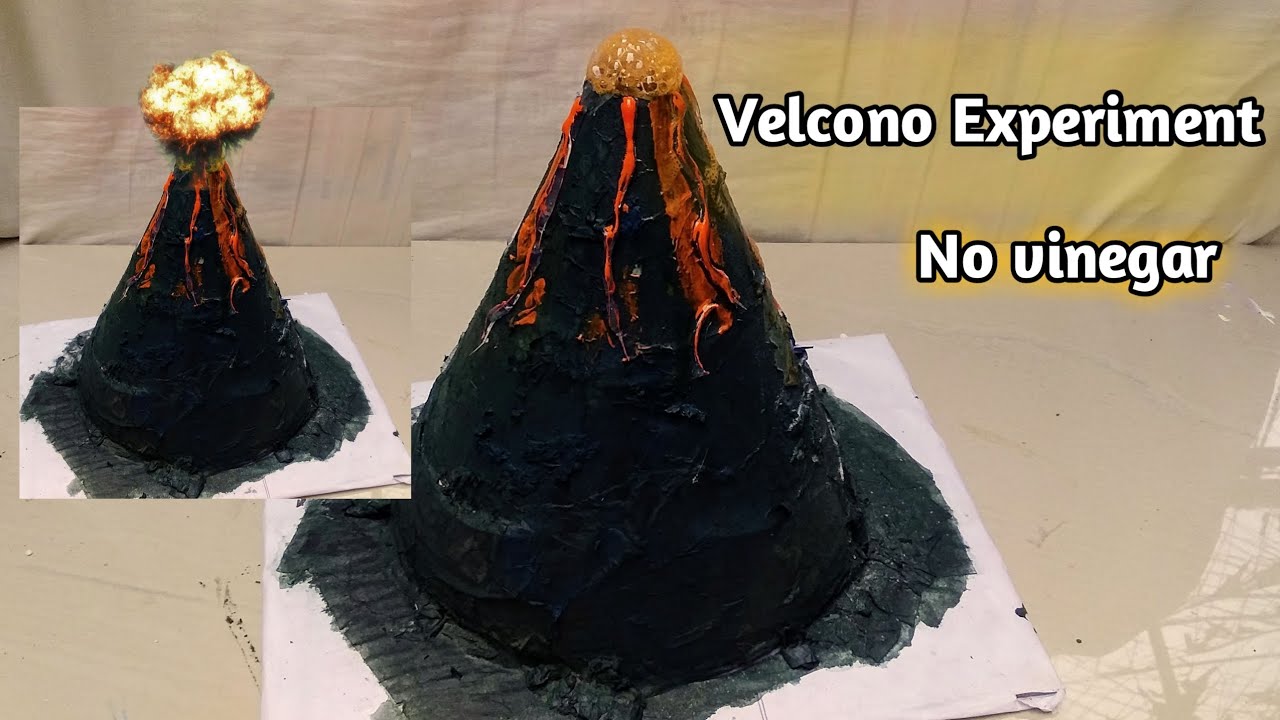 How to make Velcano Experiment/School Project idea's/Simple method/No ...