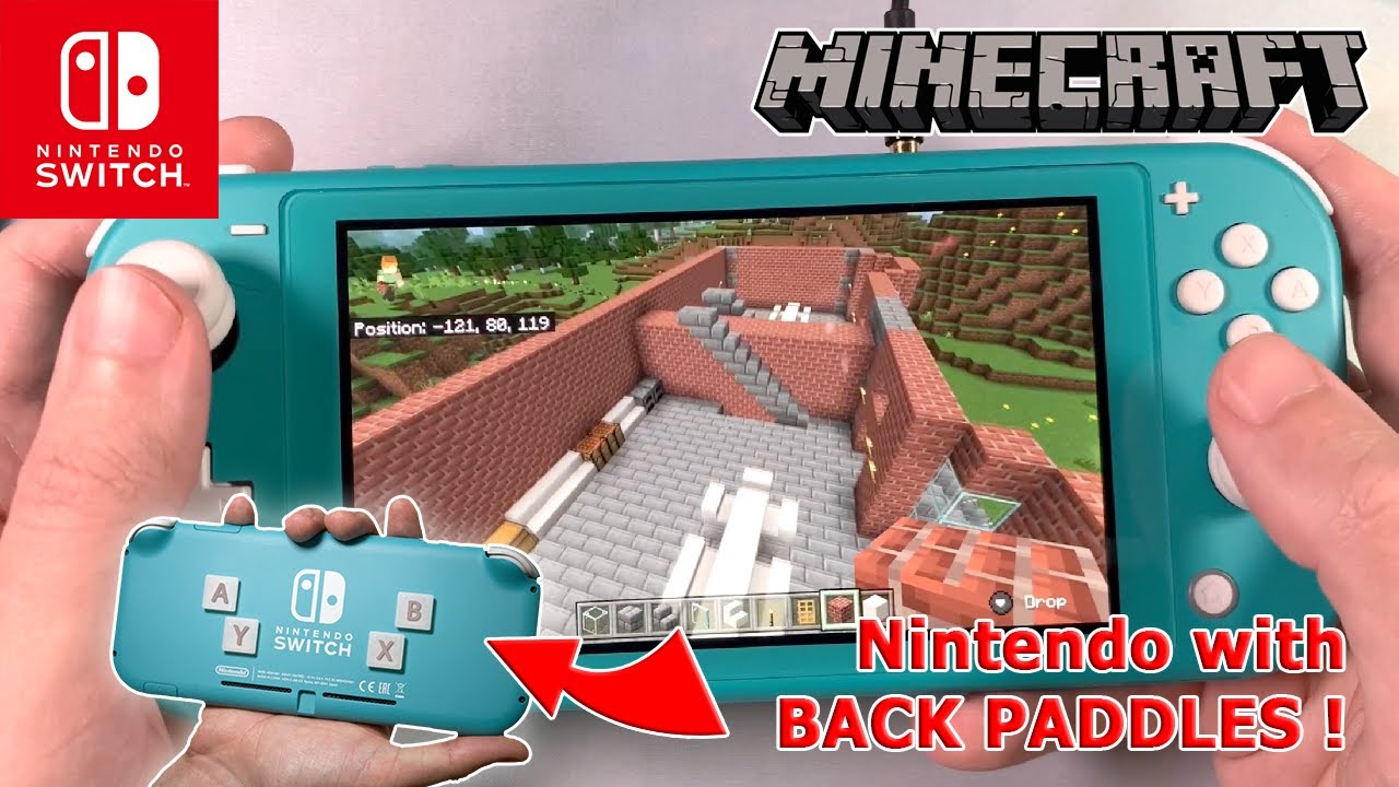 Minecraft on the Nintnedo Switch Lite - Build English Home part #3 ...