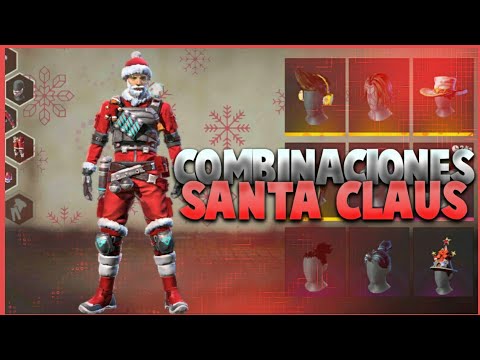 COMBINACIONES SANTA CLAUS FREE FIRE || ALKATRAZ 🇲🇽 - YouTube