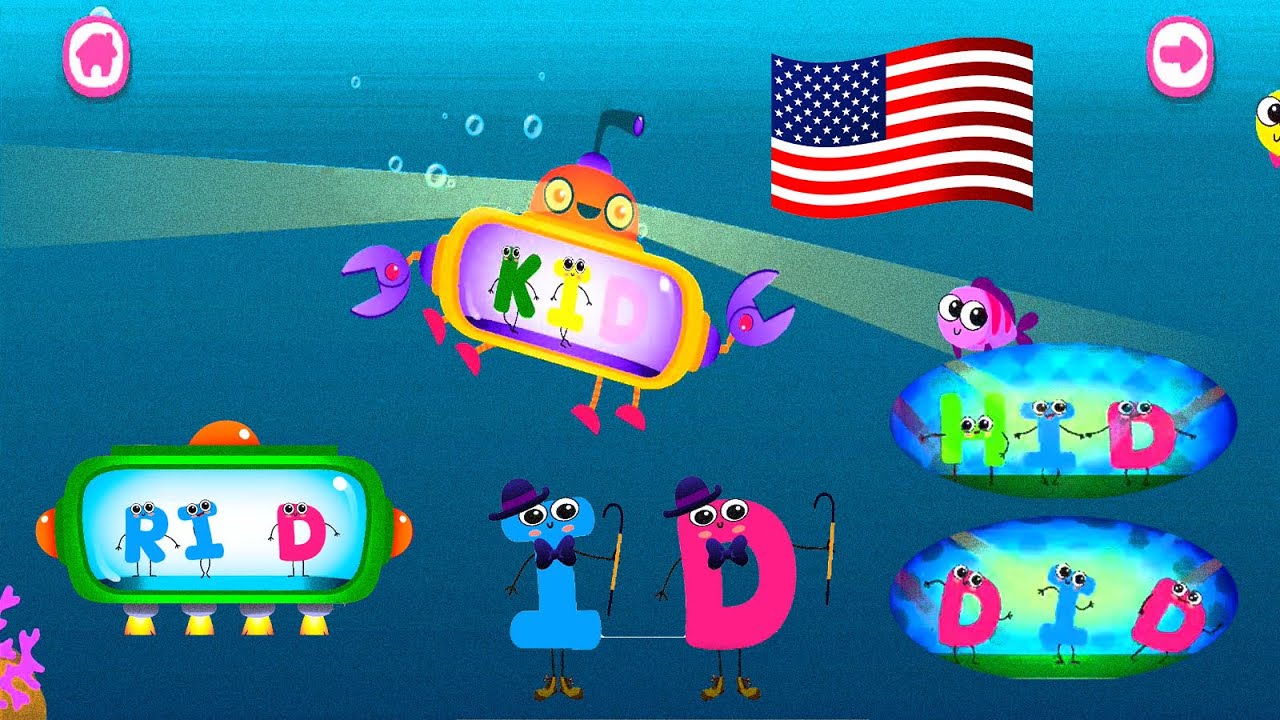 Super Abc in English Bini Bambini, Learn Alphabet, Phonics ID, BID, HID ...