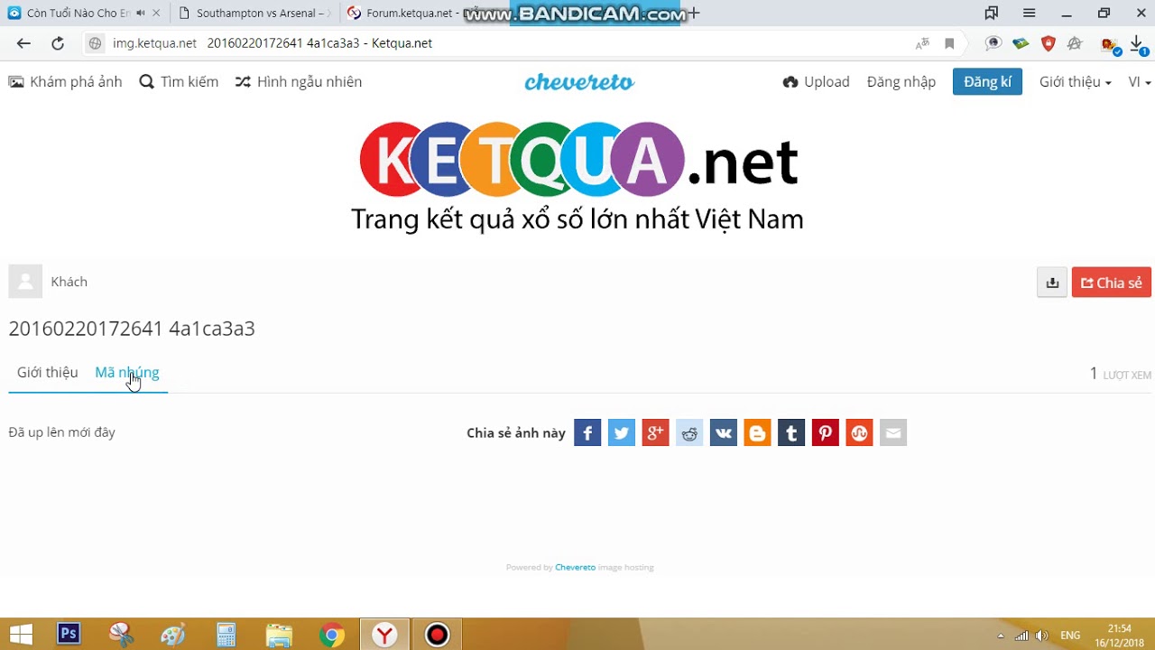 Cách up ảnh forum.ketqua.net - YouTube