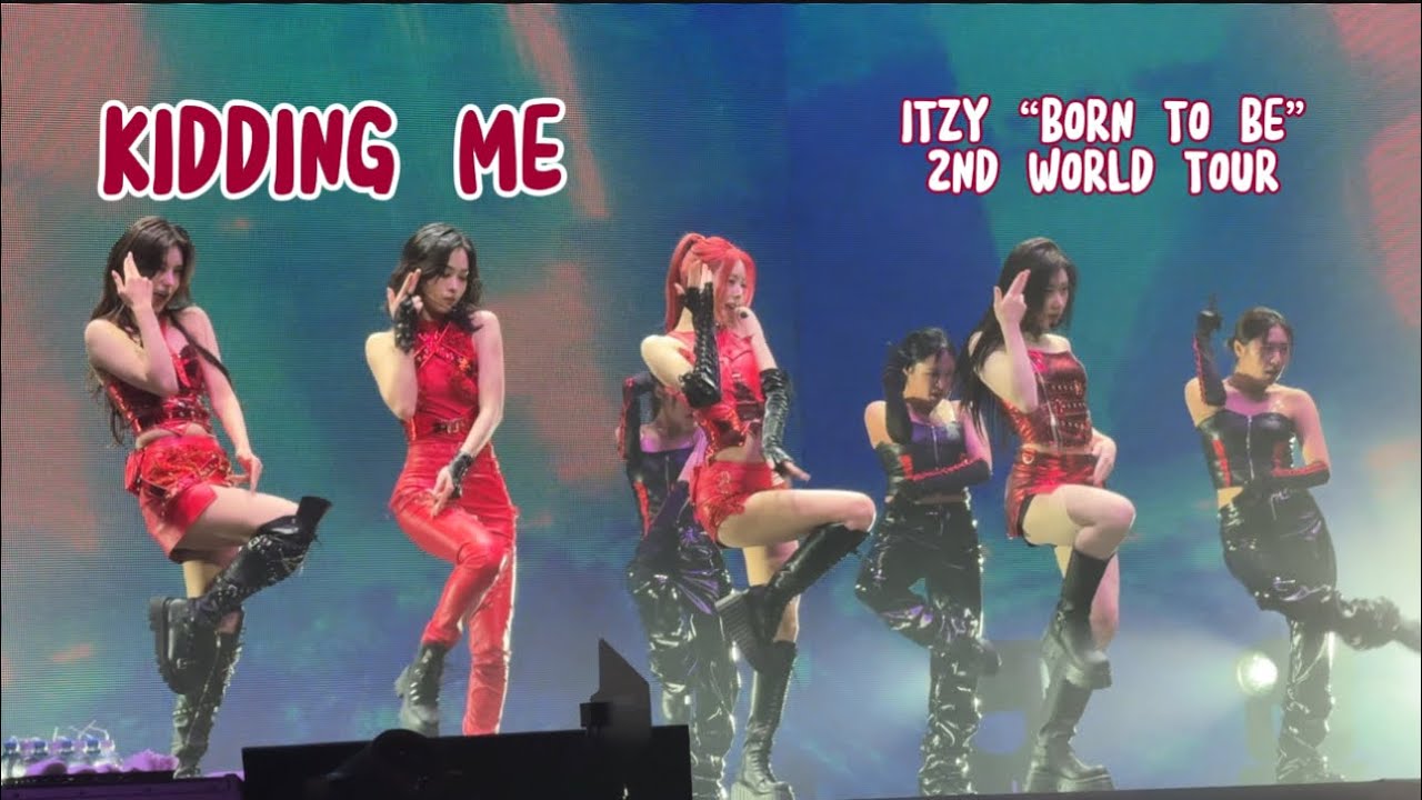 ITZY-(KIDDING ME) 4K“BORN TO BE” 2nd World Tour in Oakland 240608 - YouTube