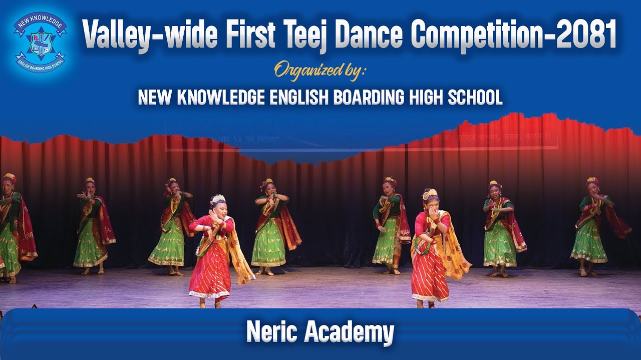 Code No:- 124 (Neric) | Teej Dance | Organized by New Knowledge English ...