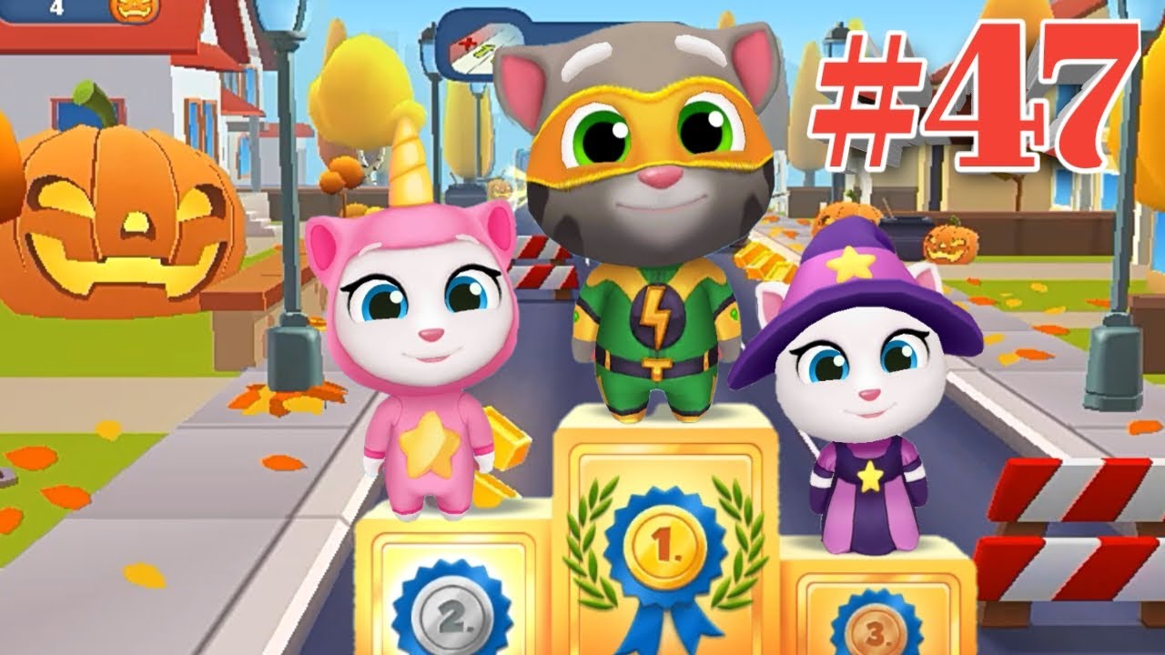 Talking Tom gold run | Super Tom Race VS Tom homes highway speed run ...