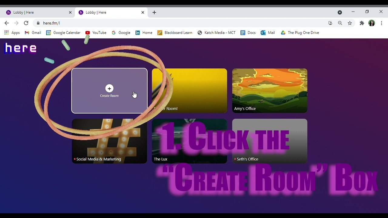 Welcome to Here: Creating A Room - YouTube