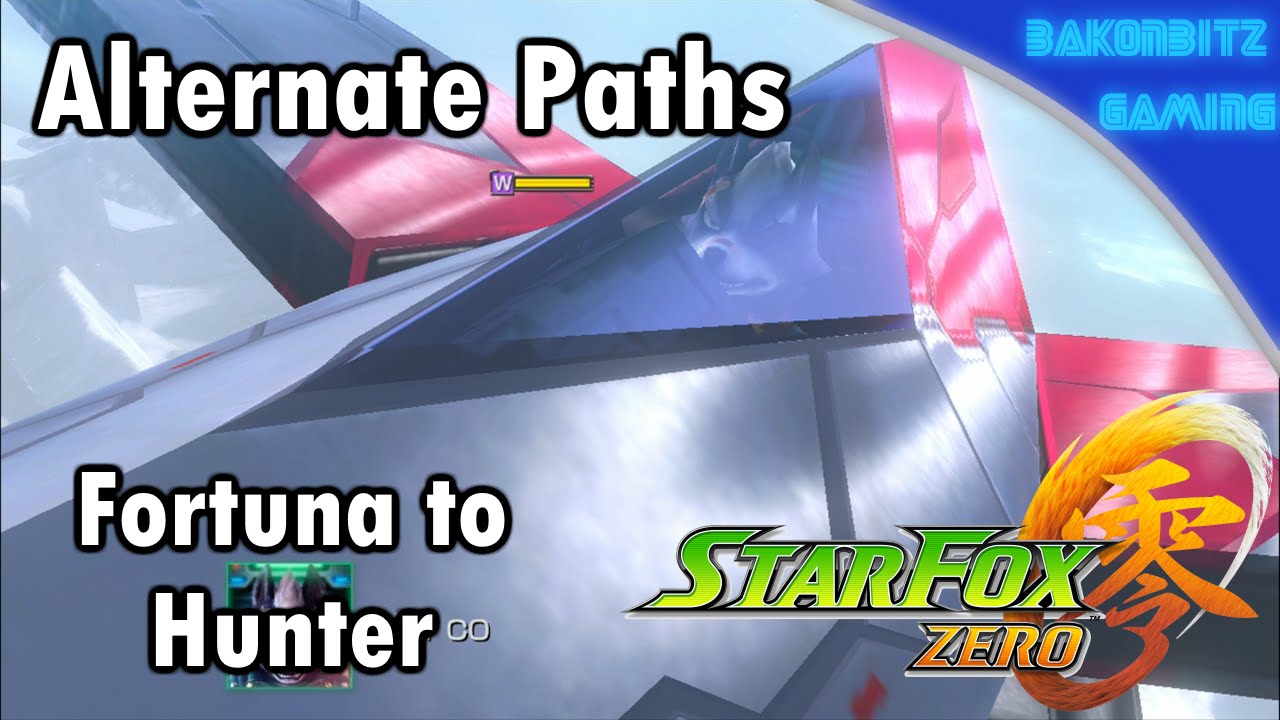 [Walkthru] Star Fox Zero | Alternate Paths: Hunter (Fox vs. Wolf) - YouTube