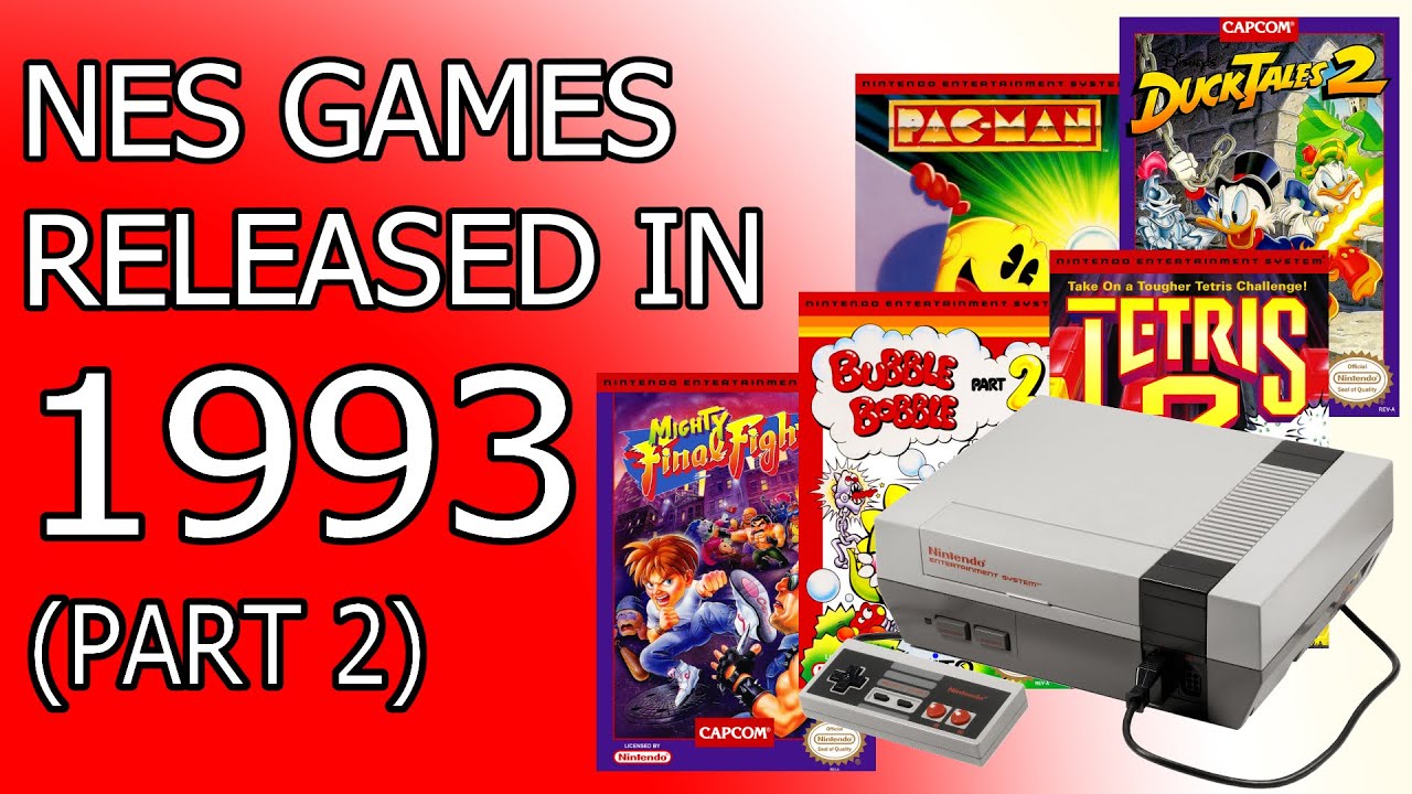 23 More Games Released for the NES in 1993! - YouTube