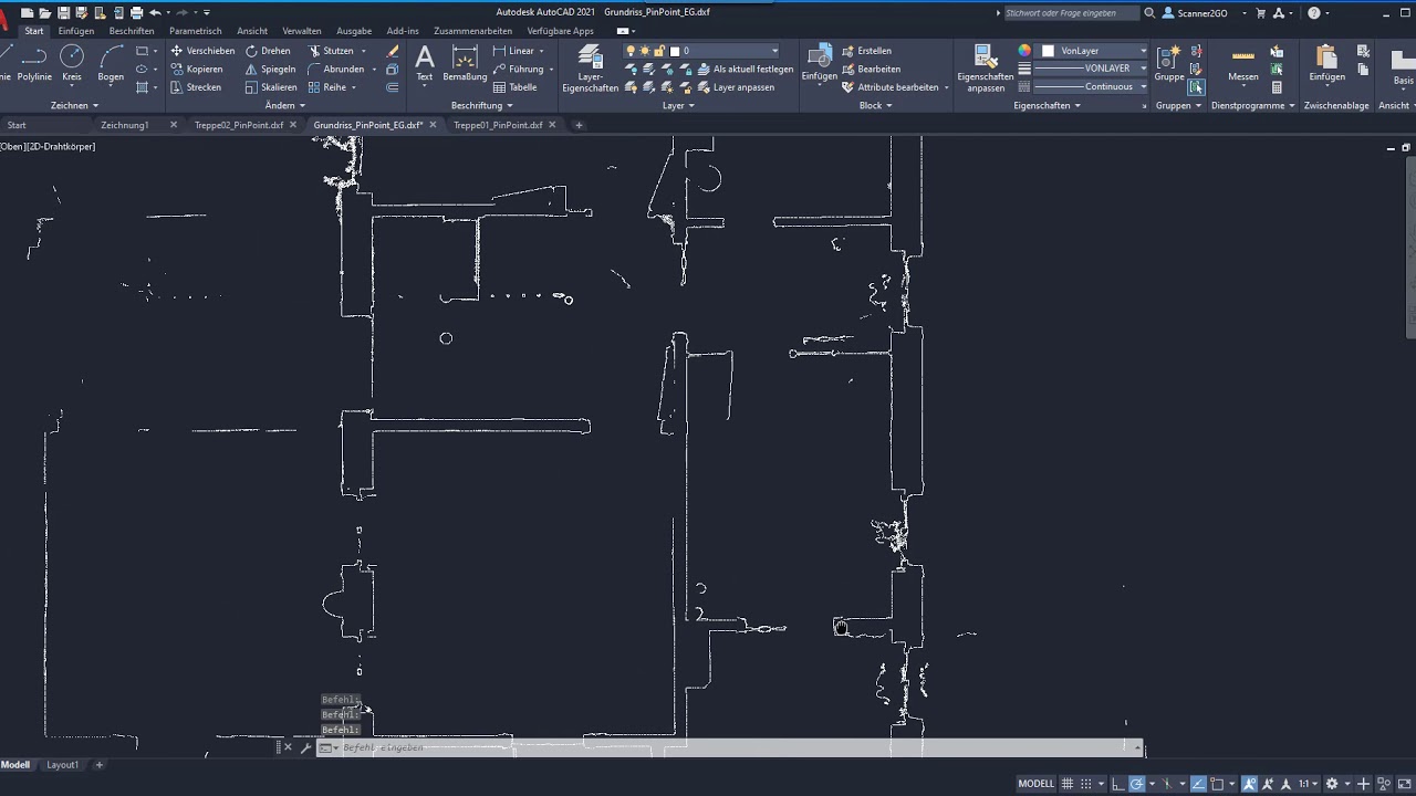 mehrere DXF in AutoCAD importieren - YouTube