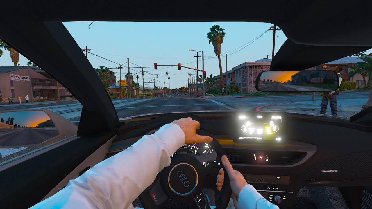 Los Santos Goes to Work - Day 44 - Hitch Rideshare App Driver - YouTube